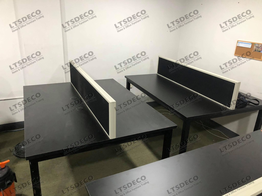 FREESTANDING TABLE WORKSTATION DESK OFFICE PARTITION FURNITURE ...