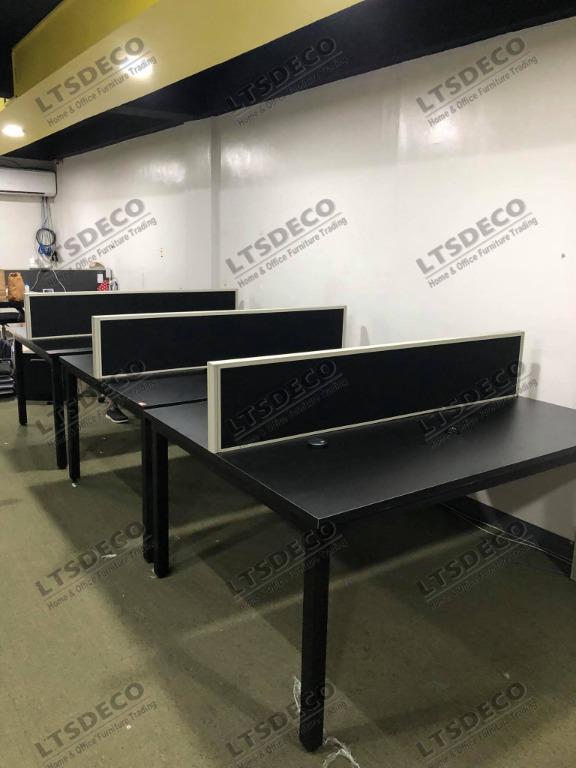 FREESTANDING TABLE WORKSTATION DESK OFFICE PARTITION FURNITURE ...