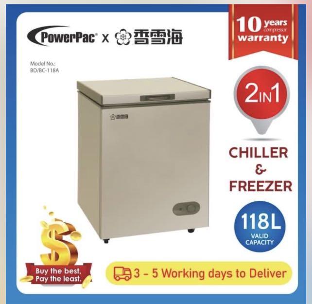 Freezer (snowsea) (powerpac), TV & Home Appliances, Kitchen Appliances ...