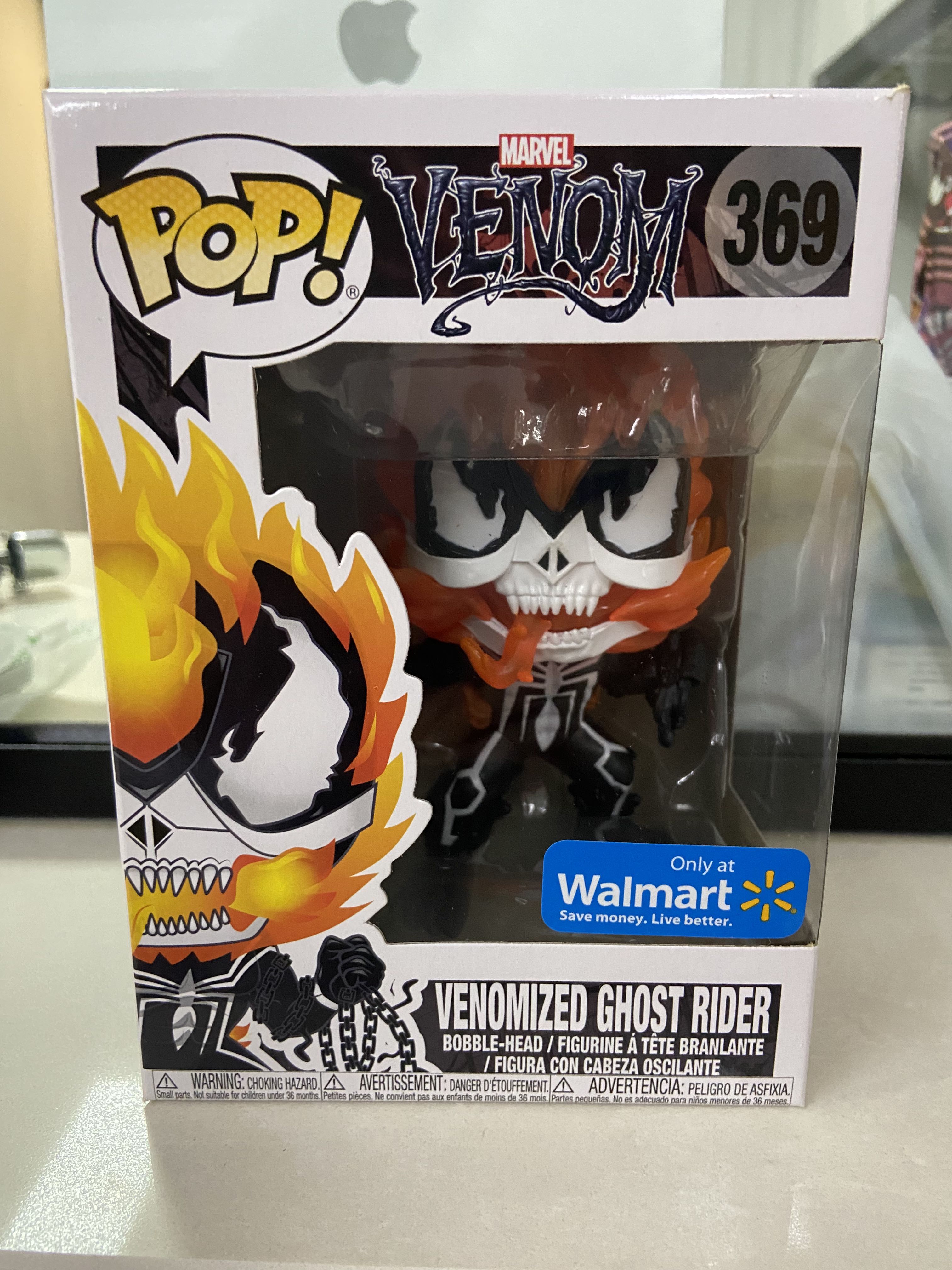 Funko Pop Marvel Venom Venomized Ghost Rider Walmart exclusive 369 ...