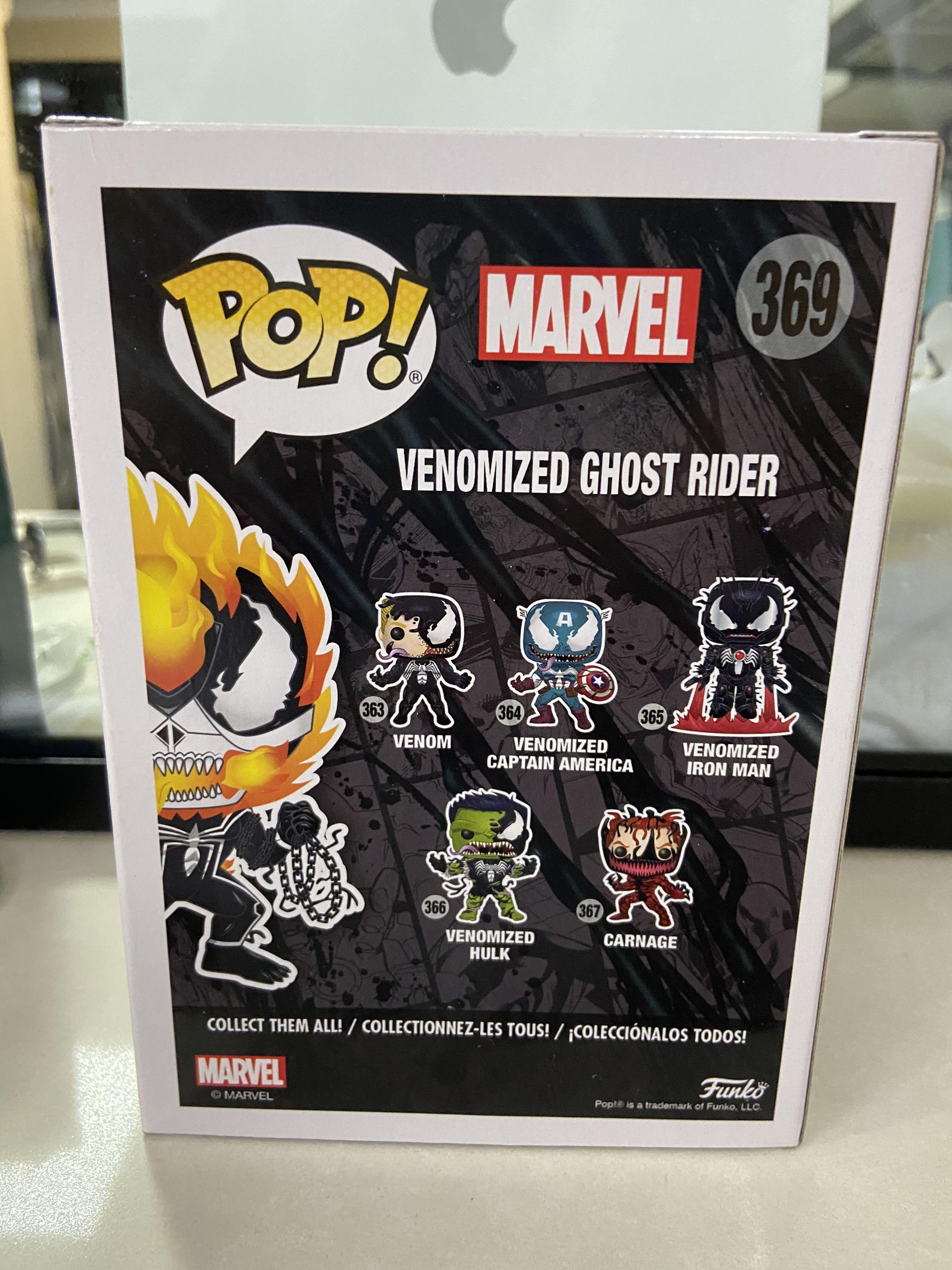 Funko Pop Marvel Venom Venomized Ghost Rider Walmart exclusive 369 ...