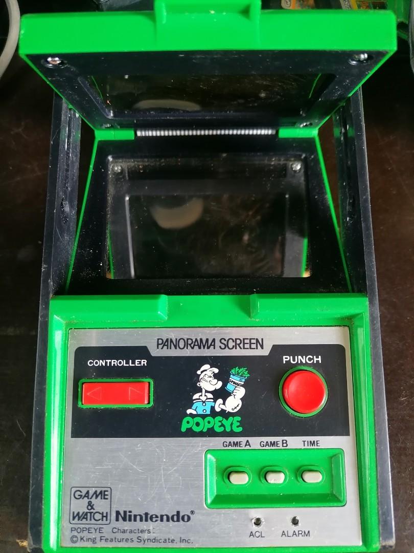 Game and watch Popeye panorama, Video Gaming, Video Game Consoles ...