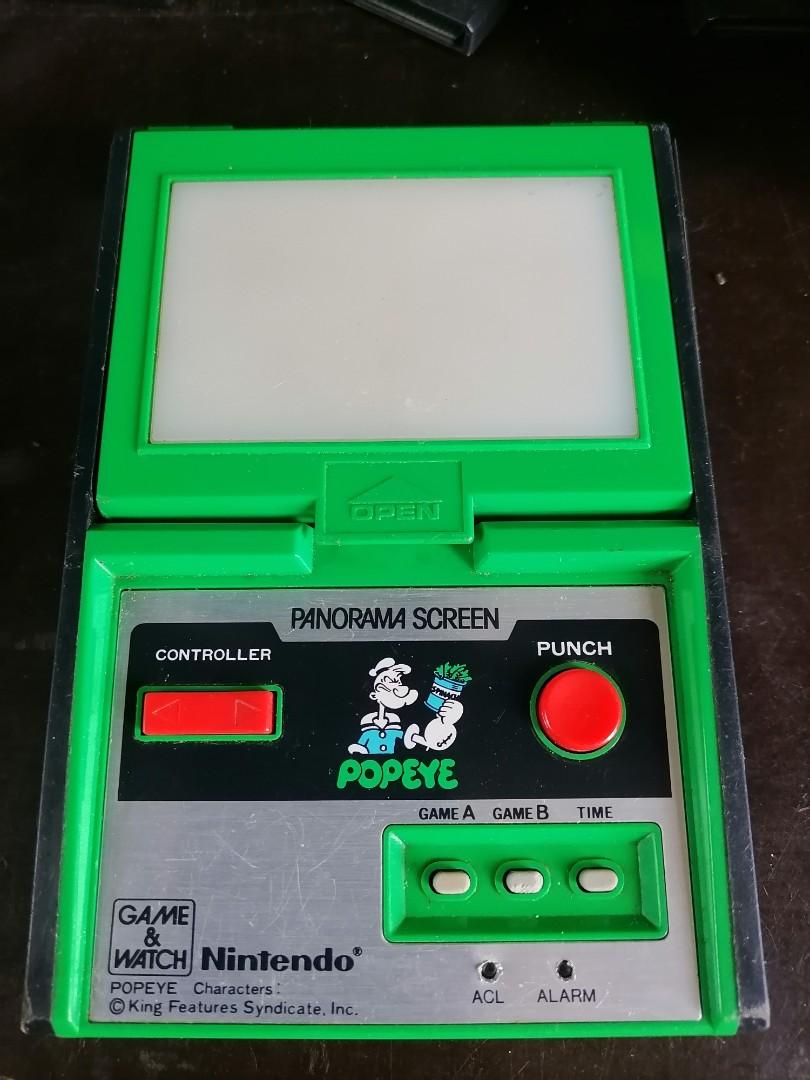 Game and watch Popeye panorama, Video Gaming, Video Game Consoles ...