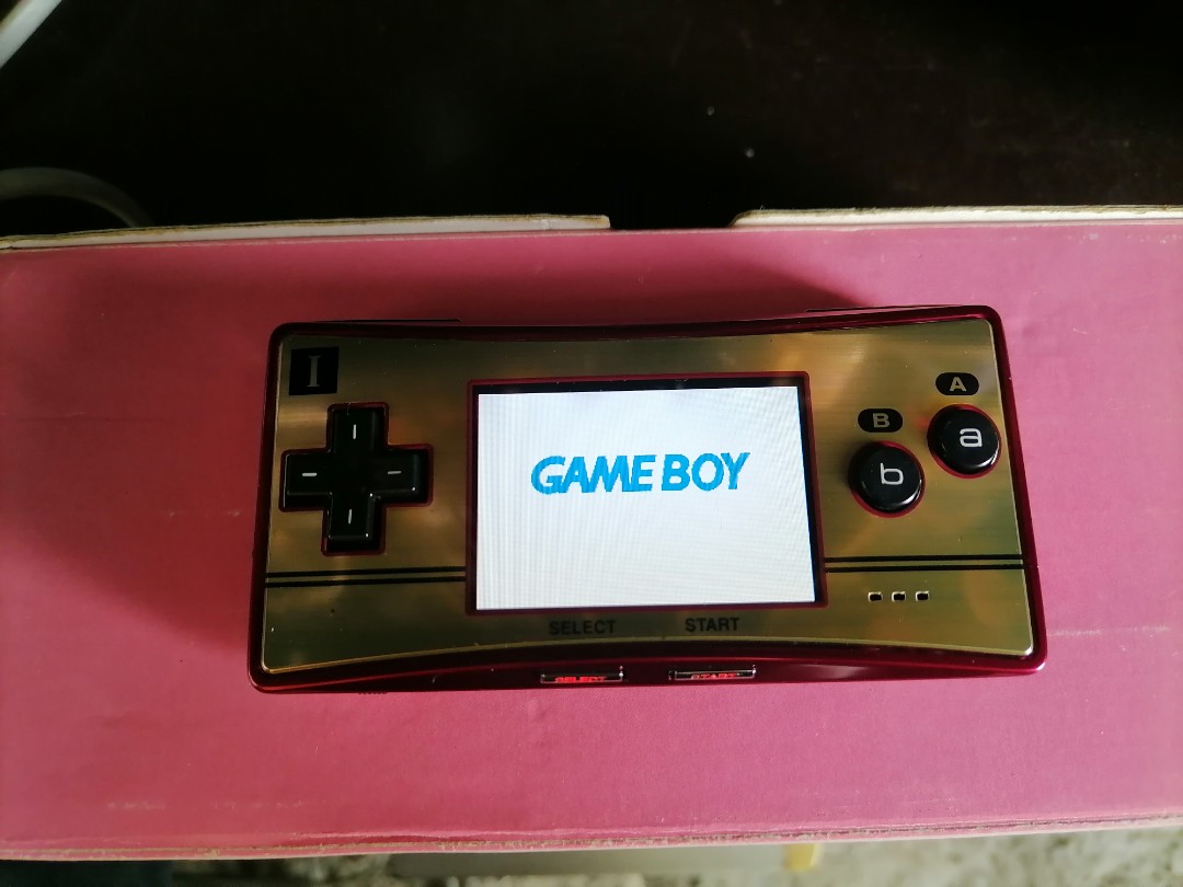 Gameboy micro happy Mario 20th, Video Gaming, Video Game Consoles ...