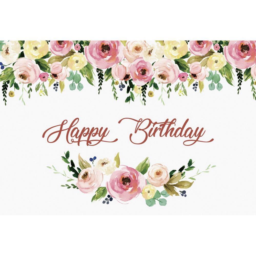 Generic birthday banner backdrop/ party deco, Hobbies & Toys ...