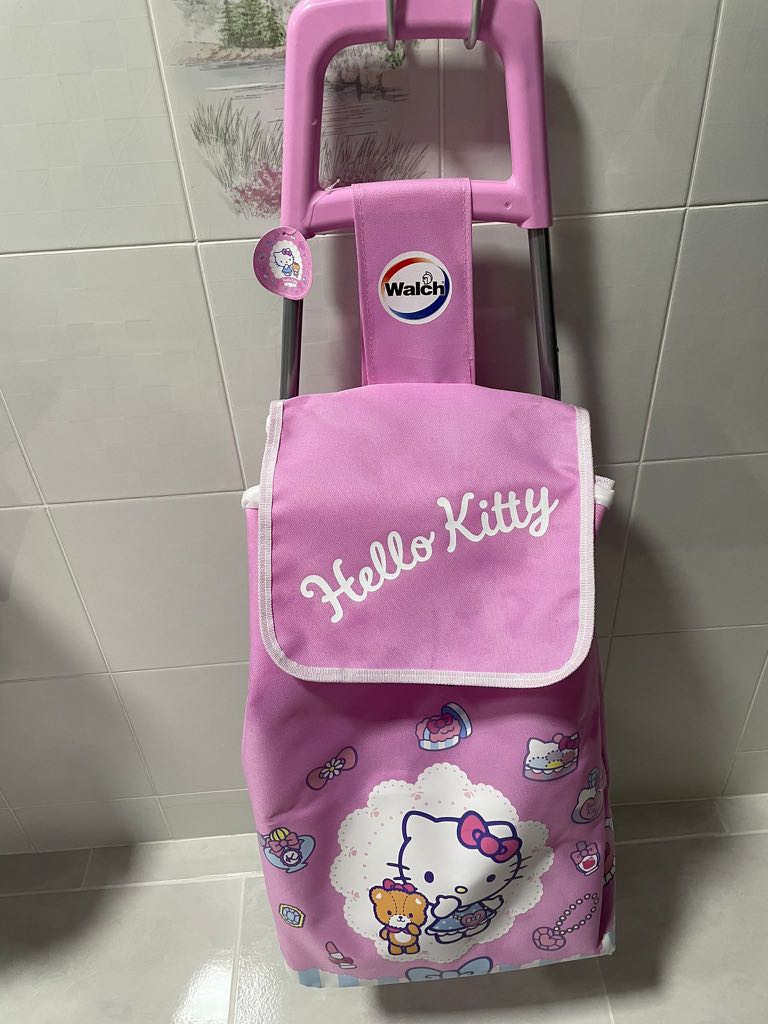 Hello Kitty Walch Trolley, Hobbies & Toys, Travel, Luggage on Carousell