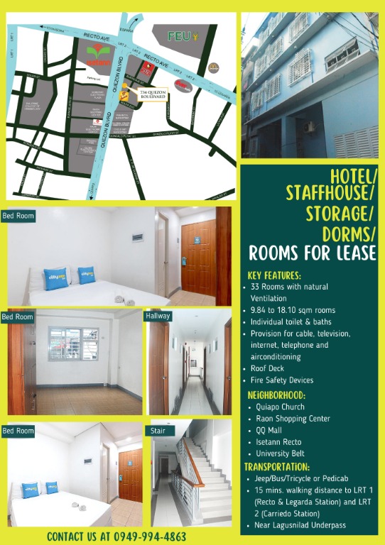 Hotel/Staffhouse/Storage/Dorms/Rooms for Lease, Property, Rentals ...