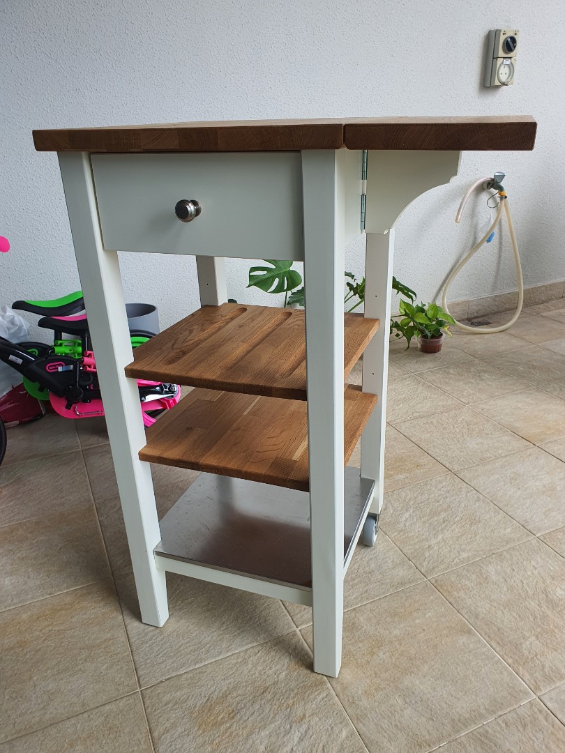 IKEA Stenstorp kitchen trolley 70% off, Furniture & Home Living ...