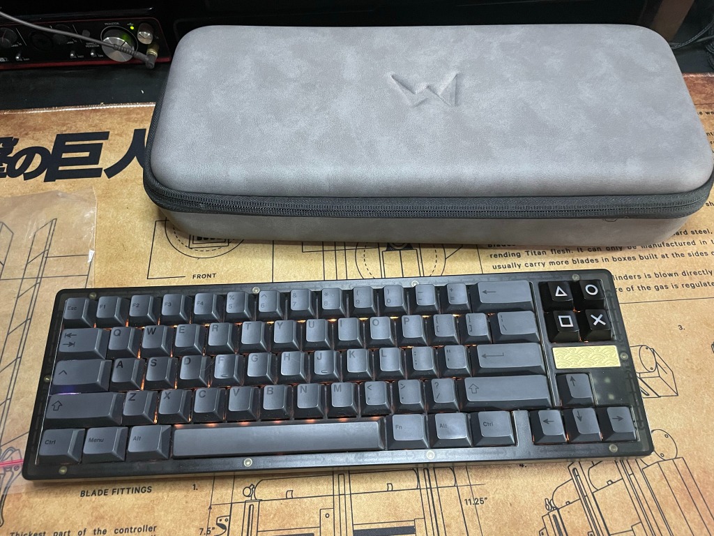 Ikki68 Aurora Charcoal R1 (Wireless Tromso PCB), Computers & Tech ...