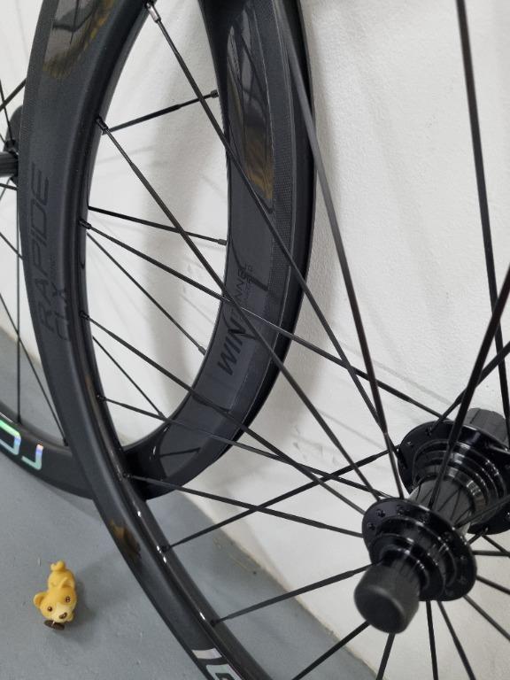 Carbon Wheelset 50mm 700c Powerway R13 Clincher Rim Brake Roval Gloss ...
