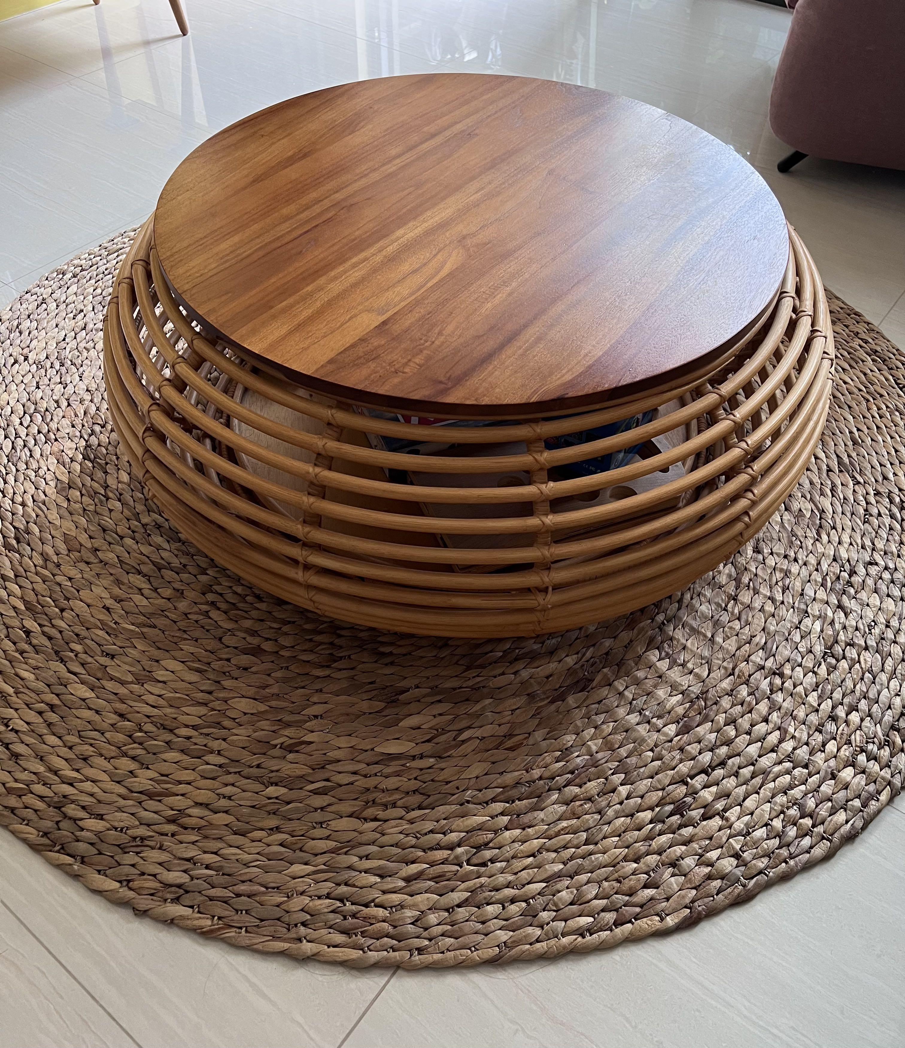 Island living rattan rug carpet , Furniture & Home Living, Home Decor ...