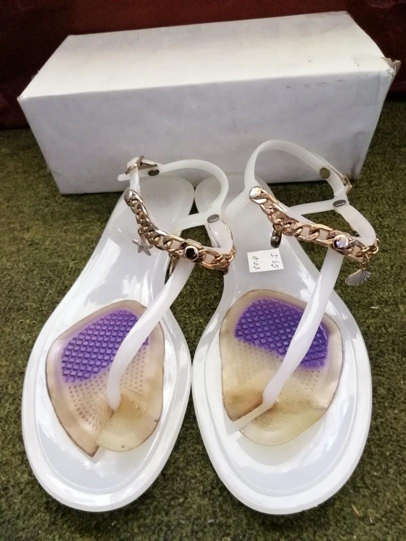 Katie and Judith Jelly Sandal sz 36, Women's Fashion, Footwear, Flats ...