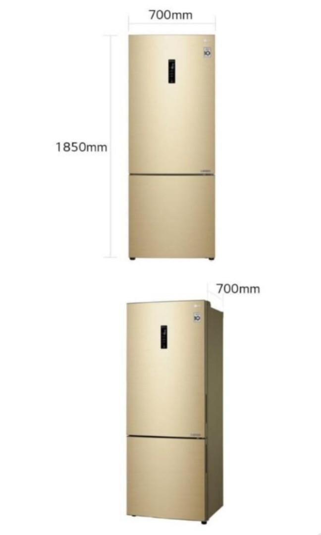 LG Inverter Rose Gold Fridge, TV & Home Appliances, Kitchen Appliances ...