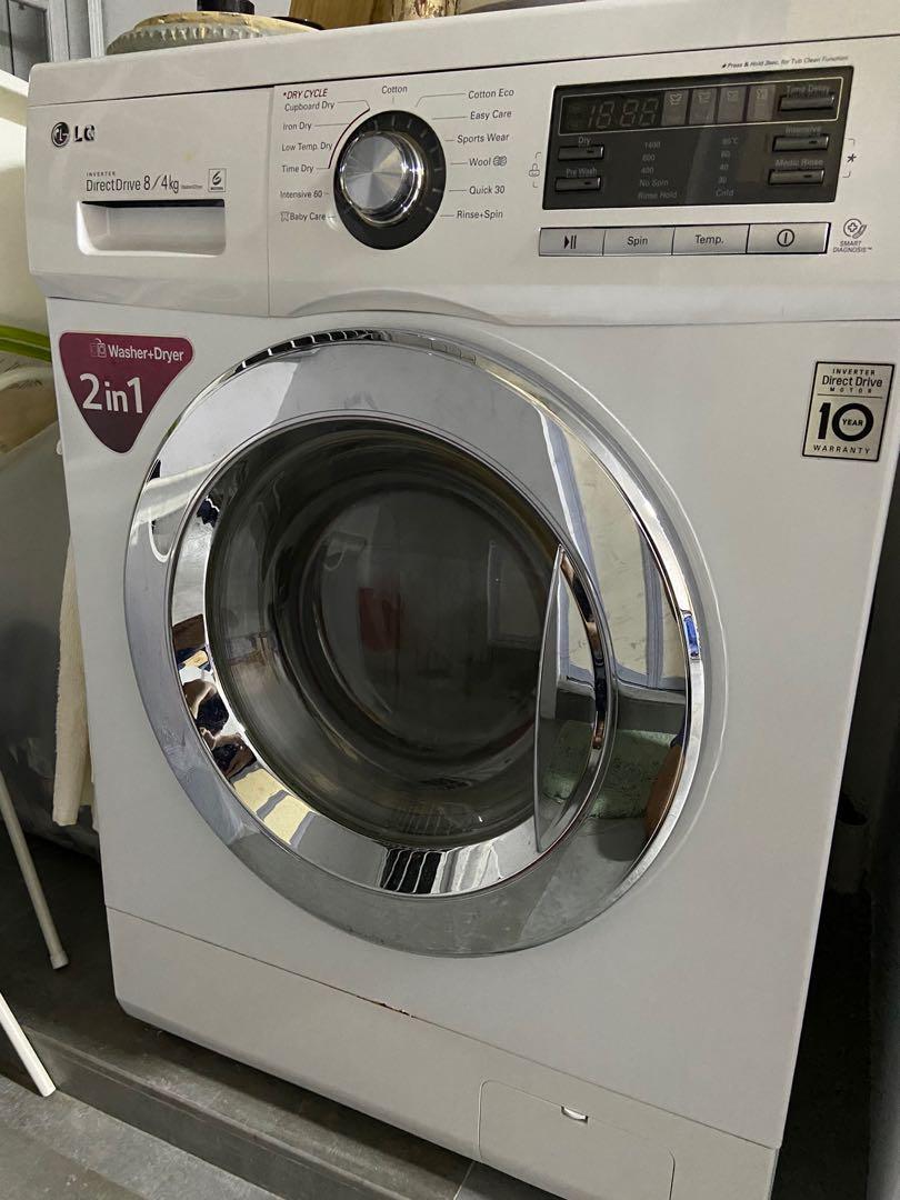 LG washing machine and dryer (2 in 1), TV & Home Appliances, Washing ...