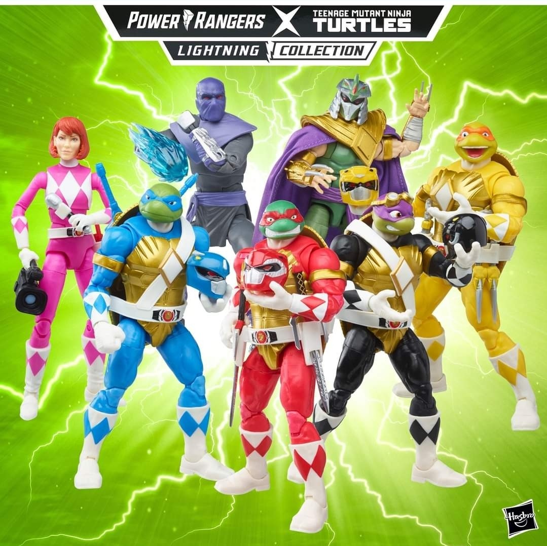 Lightning Collection Power Rangers X TMNT MMPR Teenage Mutant Ninja ...