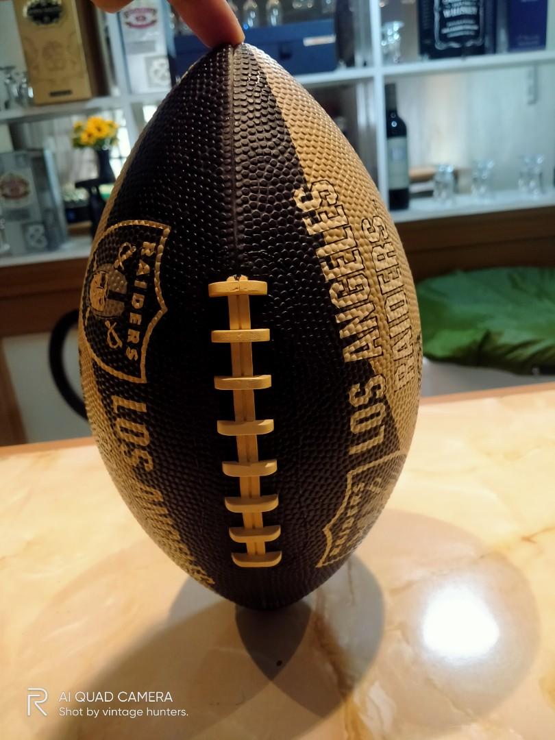 Los Angeles raiders NFL ball, Sports Equipment, Sports & Games, Racket ...
