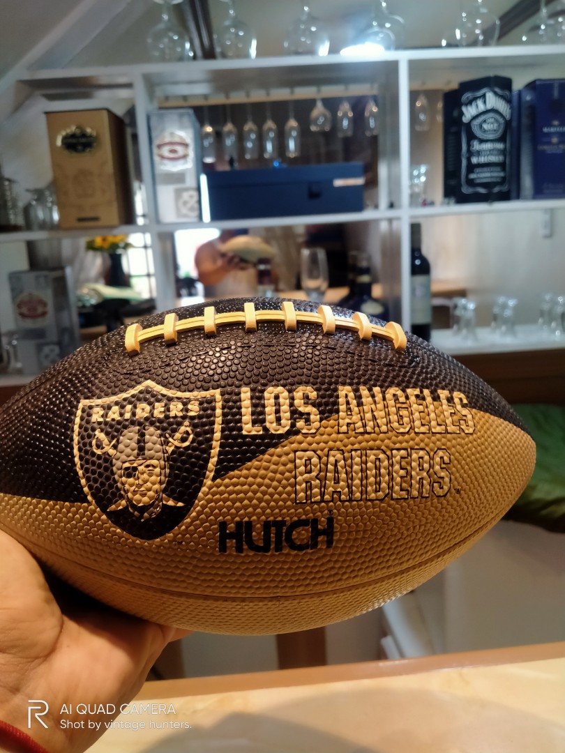 Los Angeles raiders NFL ball, Sports Equipment, Sports & Games, Racket ...