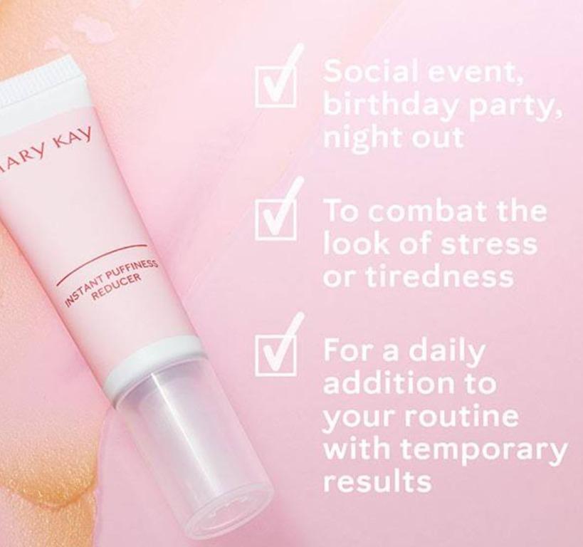Mary Kay Instant Puffiness Reducer, Beauty & Personal Care, Face, Face ...