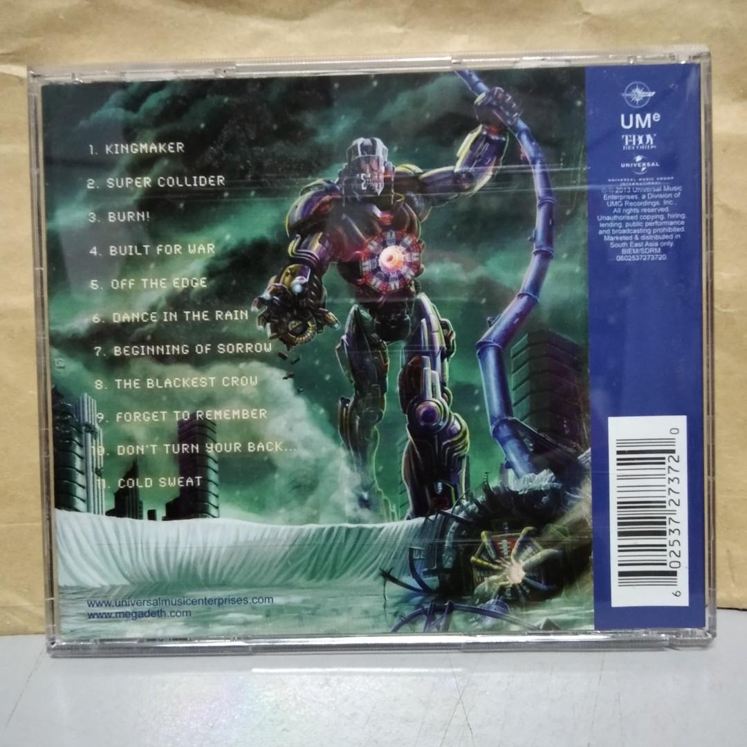 Megadeth - Super Collider, Hobbies & Toys, Music & Media, CDs & DVDs on ...