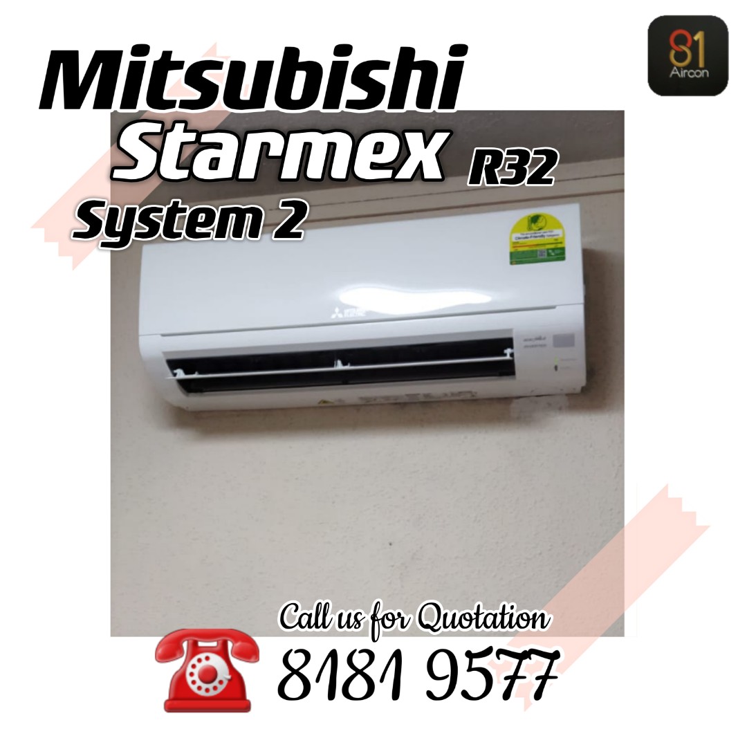 Mitsubishi Starmex R32 System 2, TV & Home Appliances, Air Conditioners ...