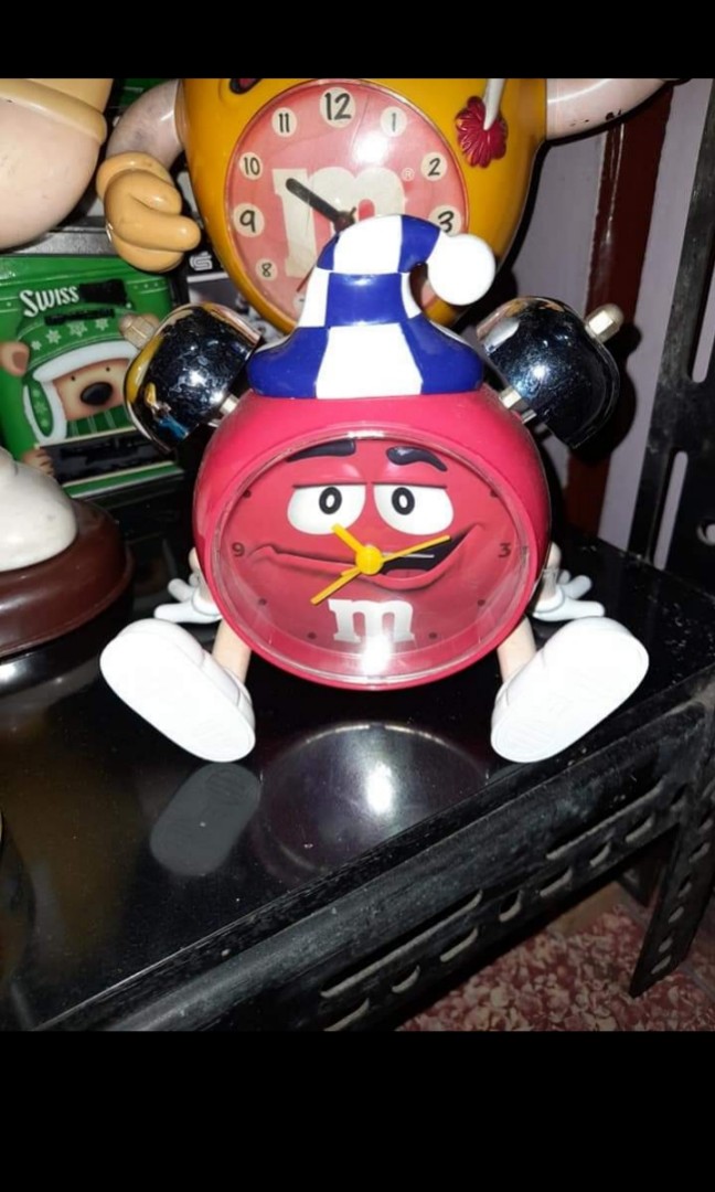 M&M clock, Furniture & Home Living, Home Decor, Clocks on Carousell