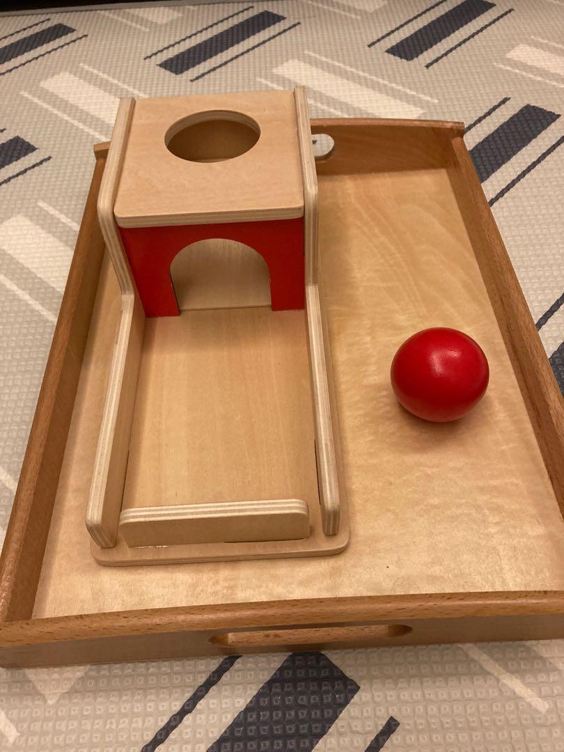 Montessori 蒙特梭利object permanence box, 兒童＆孕婦用品, 嬰兒玩具 - Carousell