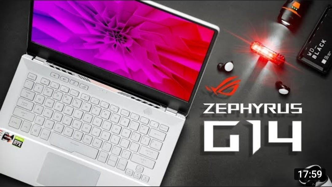 Most Wanted 14" ROG Zephyrus Gaming (Moonlight White) G14 w Animatrix ...
