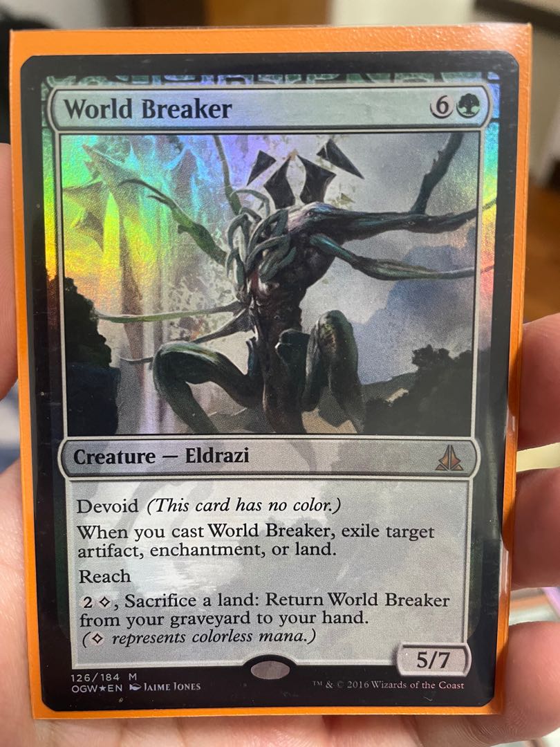 MTG World Breaker (Foil), Hobbies & Toys, Toys & Games on Carousell