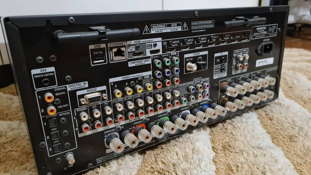 Onkyo TX-RZ900 Home Theater AV Receiver with Toroidal Transfor, Audio ...