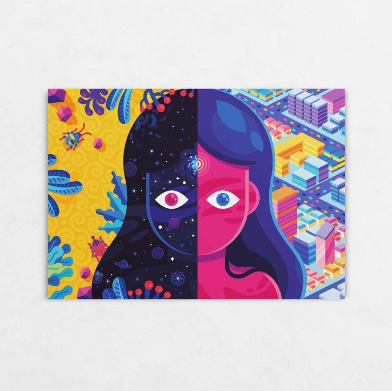 Optimistic Nihilism Poster - Kurzgesagt, Hobbies & Toys, Stationary ...