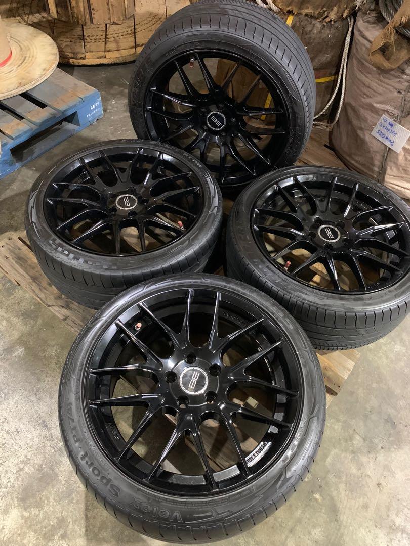 Original 18" Breyton GTS AV Sport Rims 5x114.3 (8J x 18H2) for Japanese ...