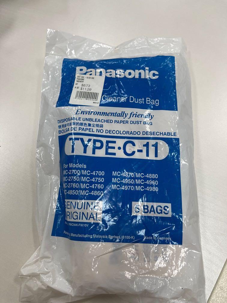 Panasonic vacuum cleaner bag, Furniture & Home Living, Cleaning ...