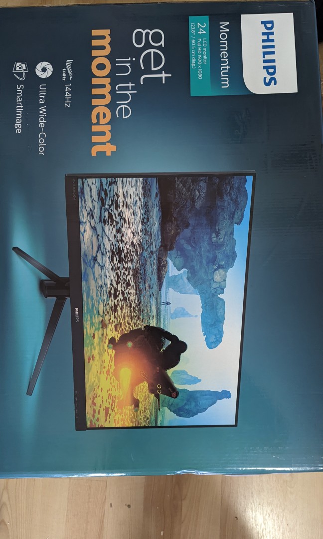 Philips PHI-242M8 IPS LED FHD AMD FreeSync Gaming Monitor, 23.8", 144Hz ...