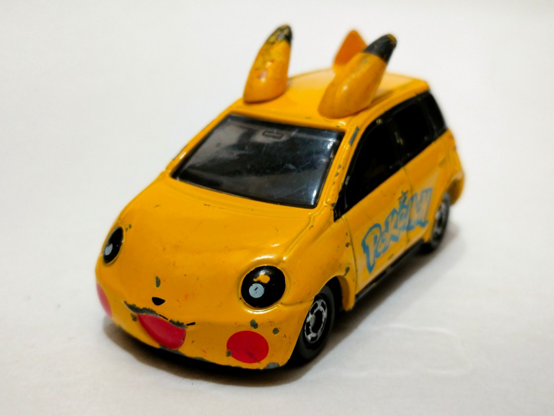 pikachu car tomica diecast, Hobbies & Toys, Toys & Games on Carousell