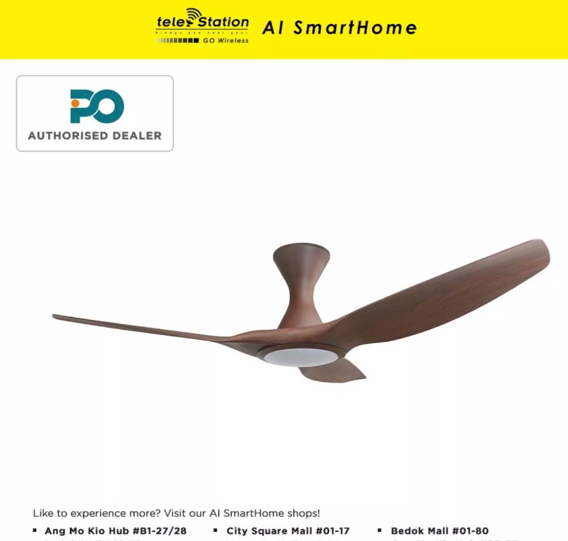 PO Eco Smart Fan Cyclone VSPEC-2, Furniture & Home Living, Lighting ...