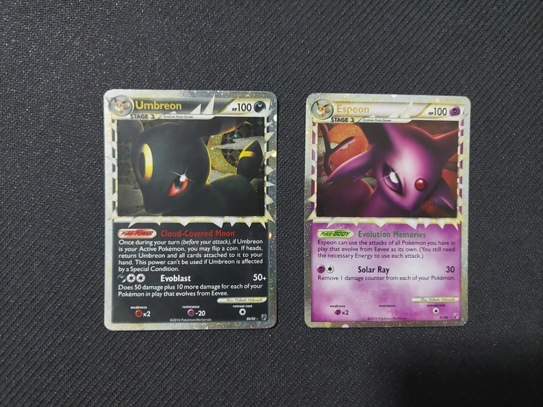 pokemon cards umbreon and espeon prime psa 10 gold star charizard ...