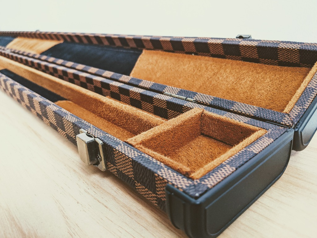 Pool Cue Case - Hard Travel Case (LV Damier Pattern), Sports Equipment ...