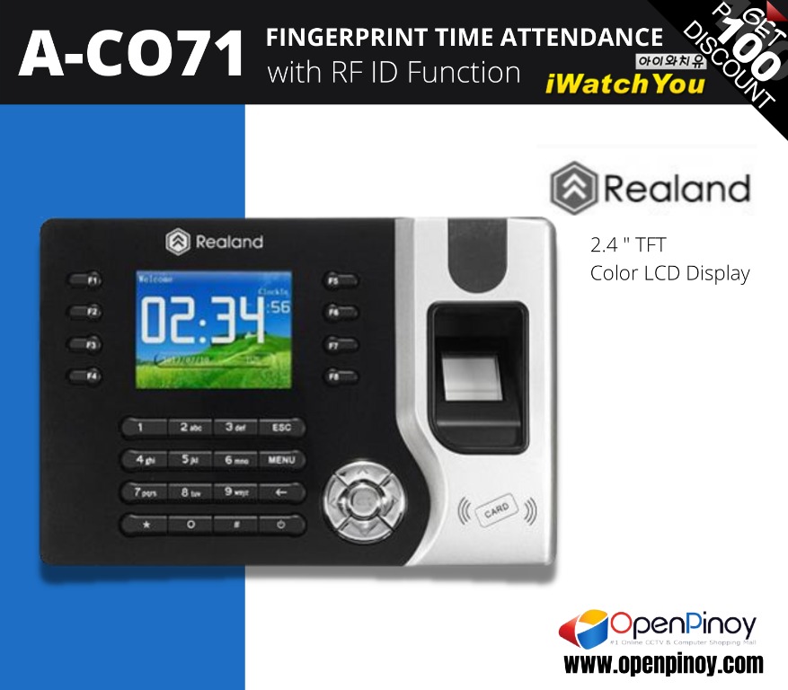 Realand A-C071 Time Attendance Recorder with RF ID Function, Furniture ...