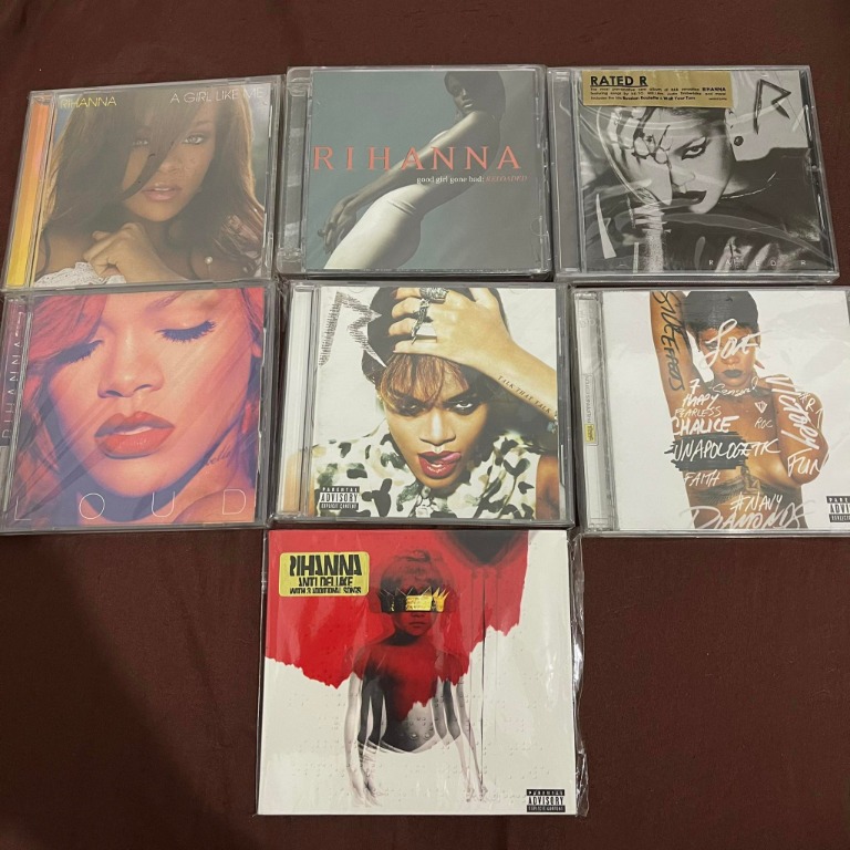 Rihanna ALbums, Hobbies & Toys, Music & Media, CDs & DVDs on Carousell