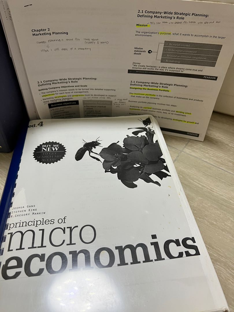RMIT Marketing Textbook Principles of MicroEconomic Photocopy, Hobbies & Toys, Books & Magazines ...