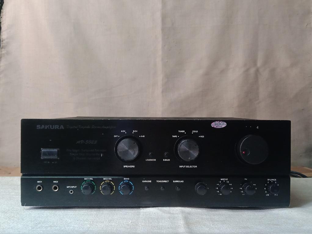Sakura 5023 amplifier 550 watts x 2, Audio, Soundbars, Speakers ...