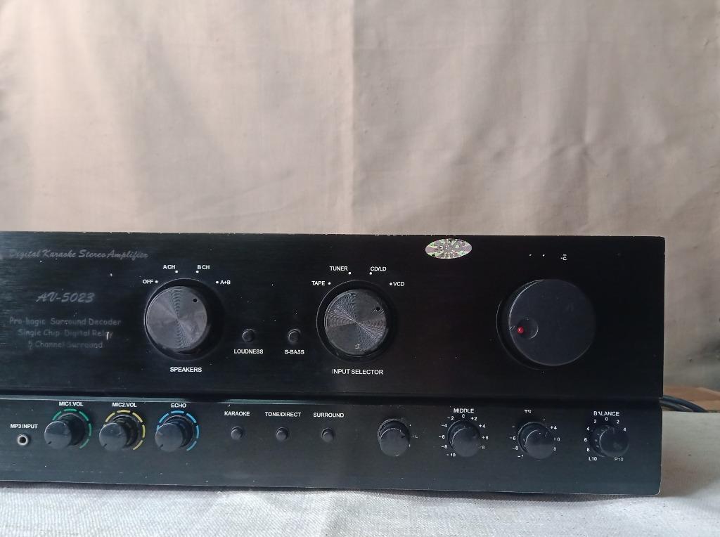 Sakura 5023 amplifier 550 watts x 2, Audio, Soundbars, Speakers ...