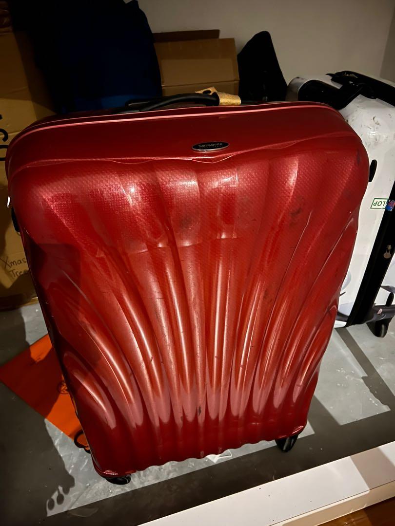 Samsonite Cosmolite Red Luggage, Hobbies & Toys, Travel, Luggage on ...