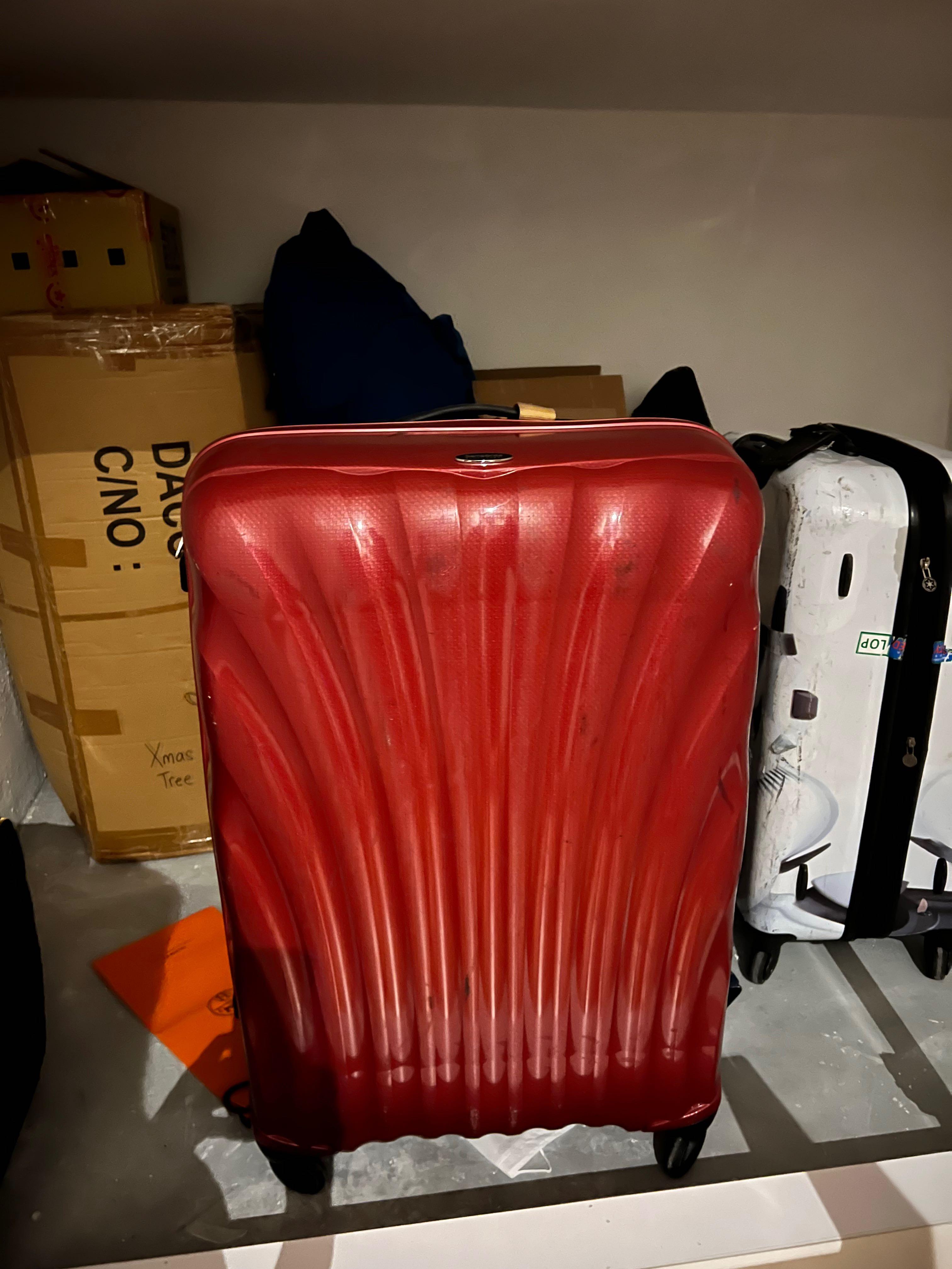 Samsonite Cosmolite Red Luggage, Hobbies & Toys, Travel, Luggage on ...