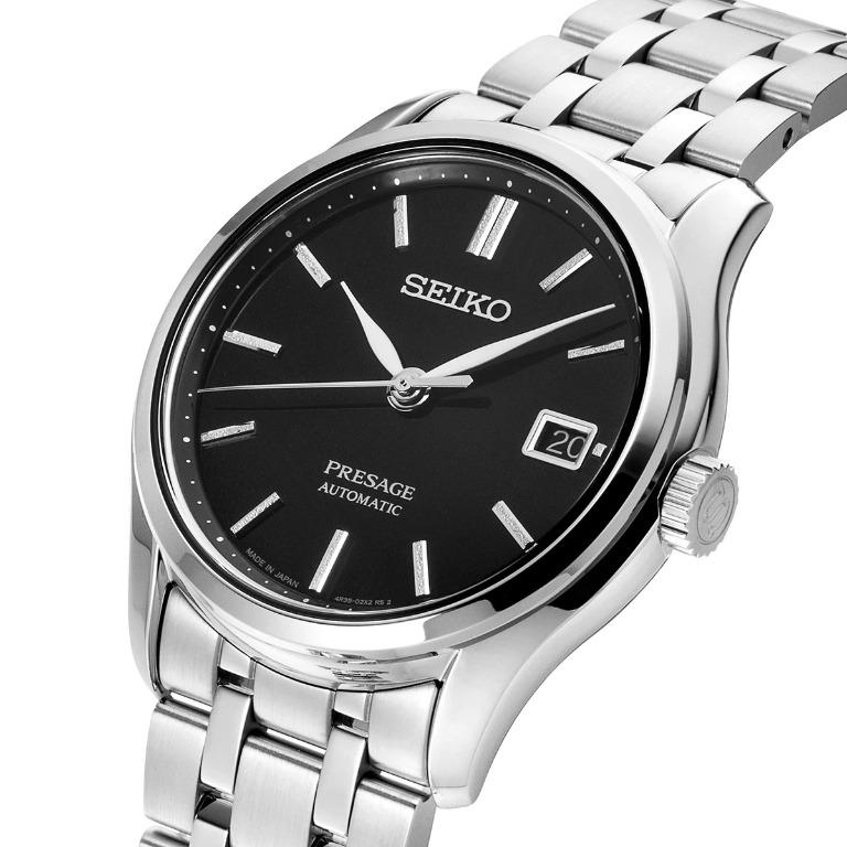 Seiko Presage Japanese Garden Black Dial Automatic Watch SRPD99 ...