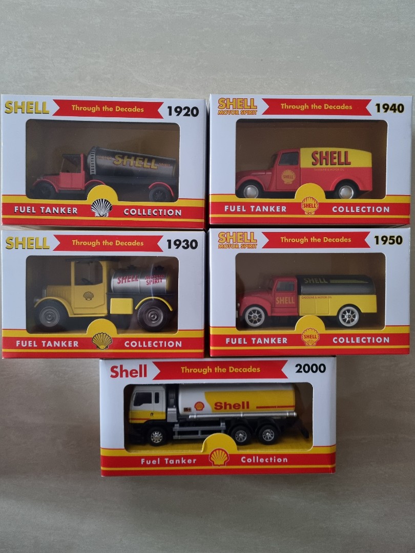 Shell Through the Decades Fuel Tanker Collection, Hobbies & Toys ...