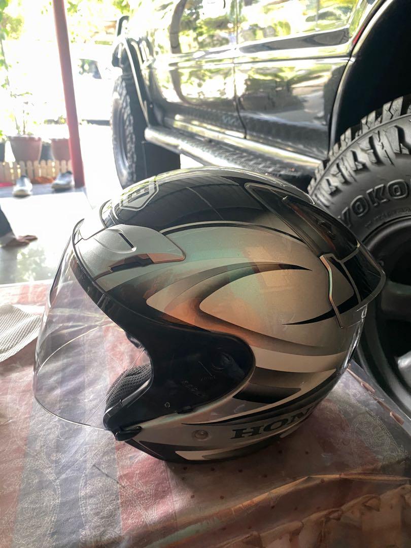Shoei jforce 3 honda silver, Auto Accessories on Carousell