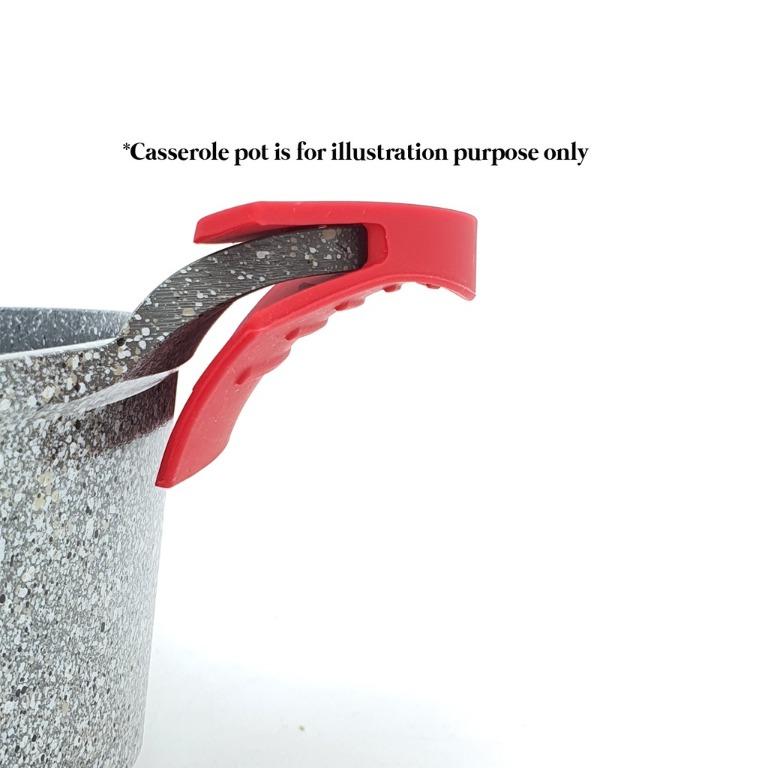 Silicone Pot Grabbers (Red), Furniture & Home Living, Kitchenware ...