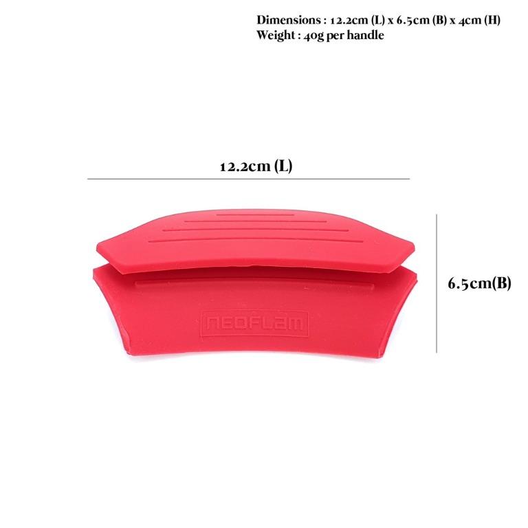 Silicone Pot Grabbers (Red), Furniture & Home Living, Kitchenware ...