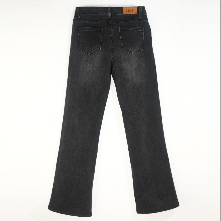 SJOG Black Jeans, Women's Fashion, Bottoms, Jeans on Carousell